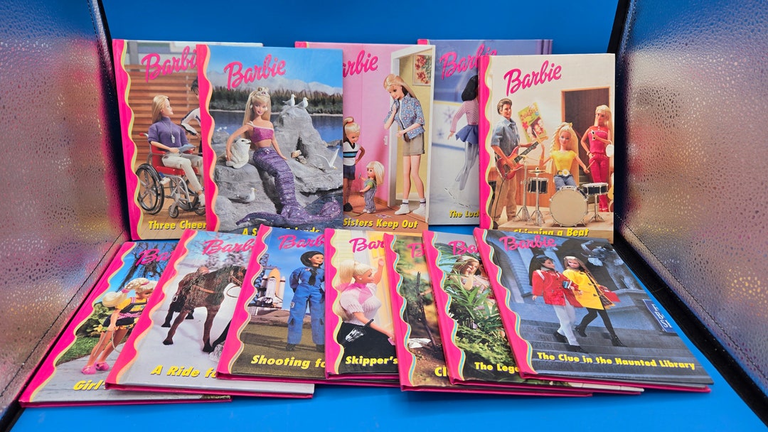 1998-2000 Mattel Barbie & Friends Book Club Hardback Set LOT of 12 VF ...