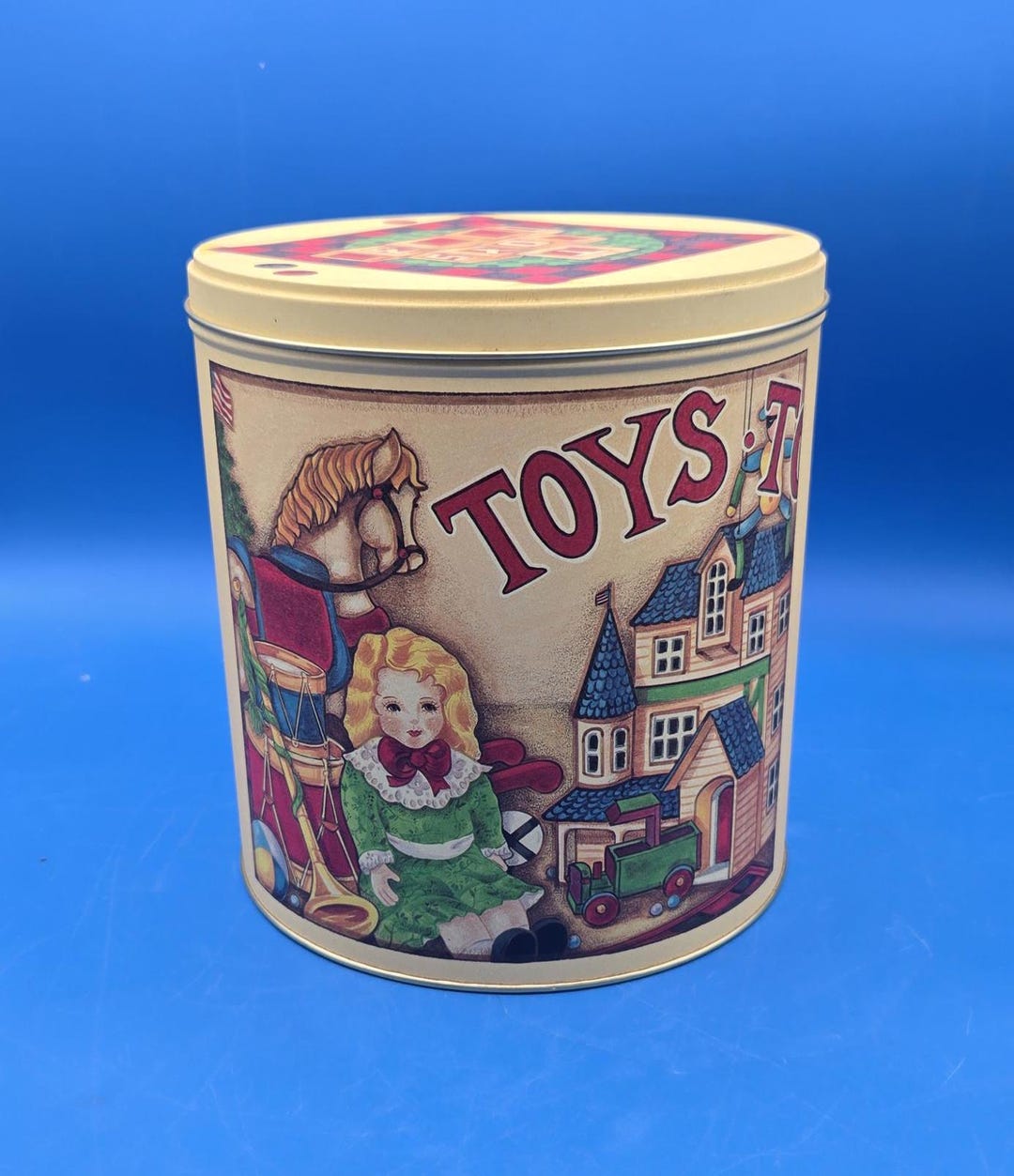 Vintage 1980s Charles Chips Toys Tin VERY RARE - Etsy