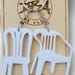 Key Chain in a Plastic Chair Shape / Llaveros En Forma De Sillas. - Etsy