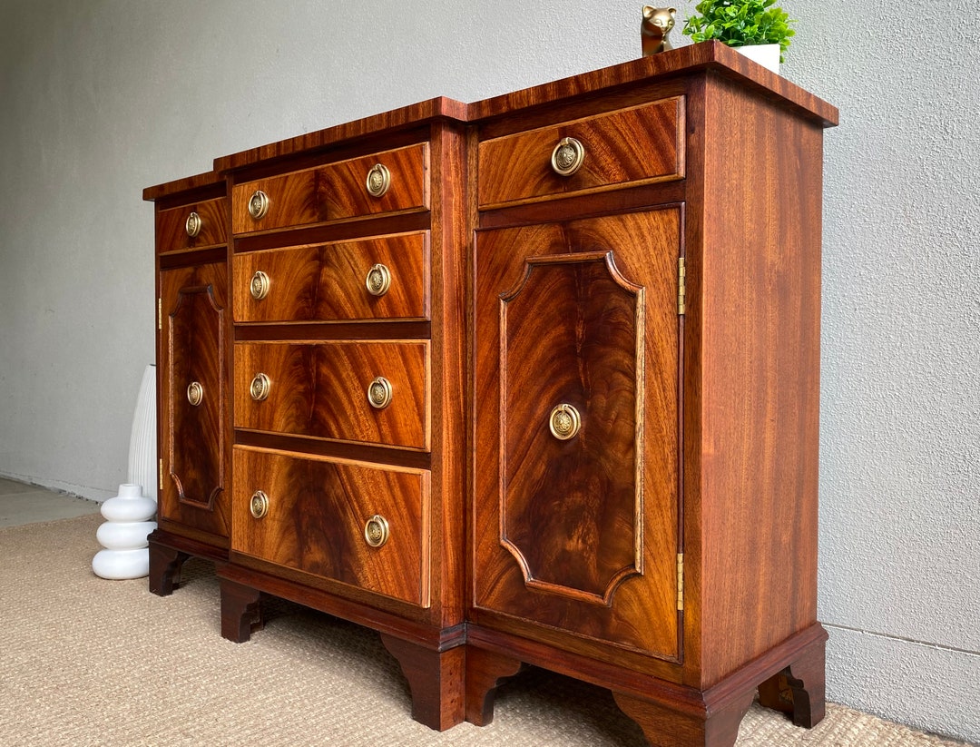 SOLD SOLD Rare Flame Mahogany Reprodux Small Bevan Funnell England ...