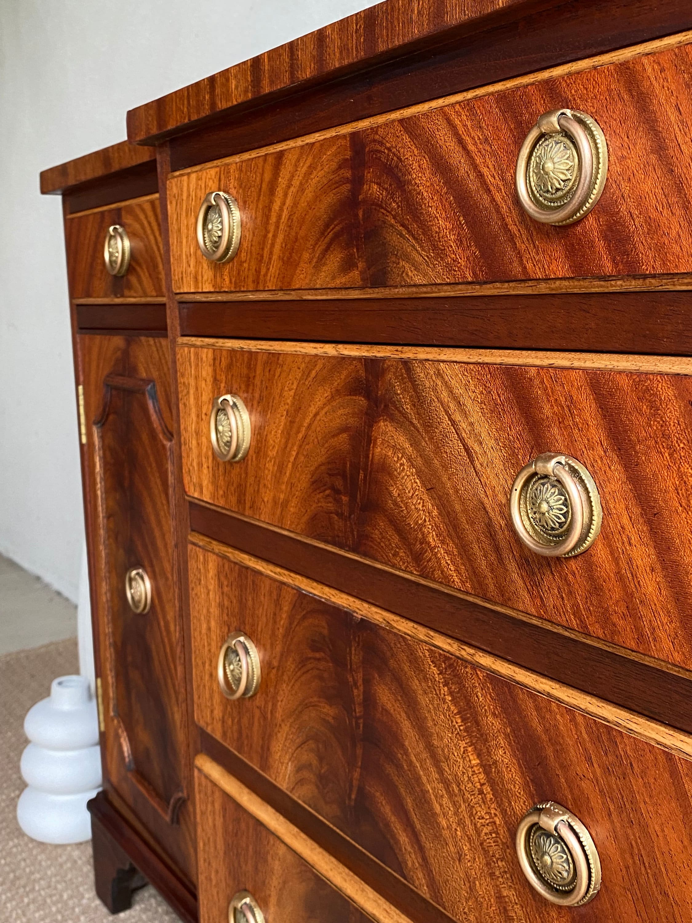 SOLD SOLD Rare Flame Mahogany Reprodux Small Bevan Funnell England ...