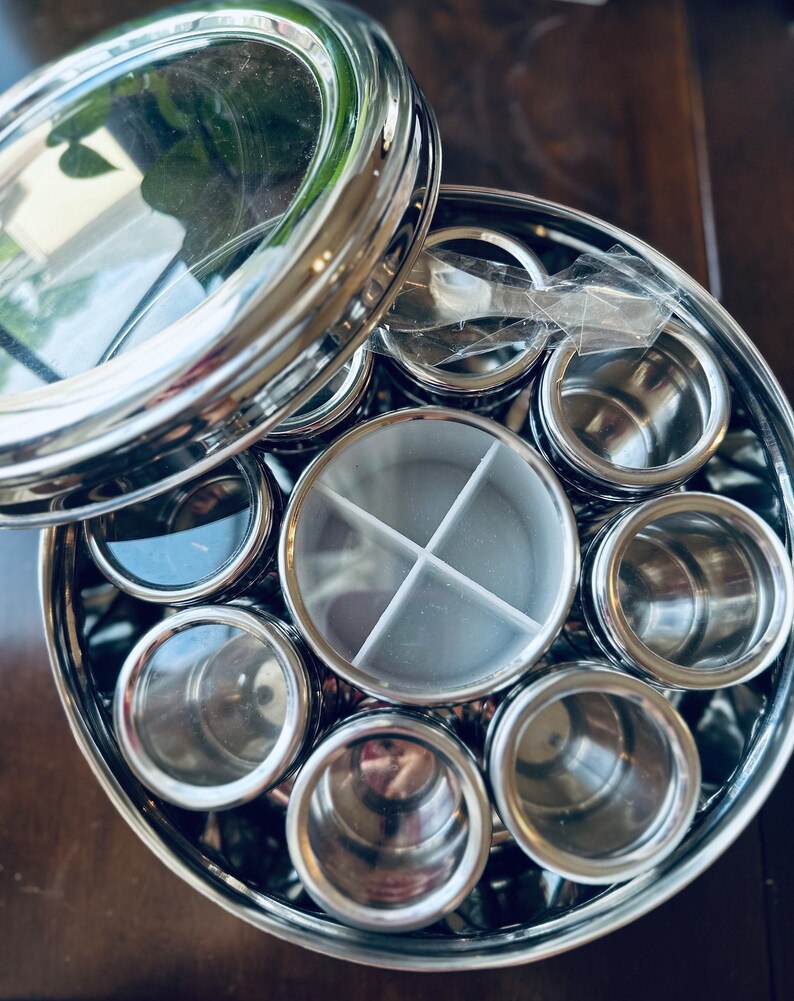 Spice Box / Stainless Steel Spice Box/ EMPTY BOX/ XL Spice Holder ...