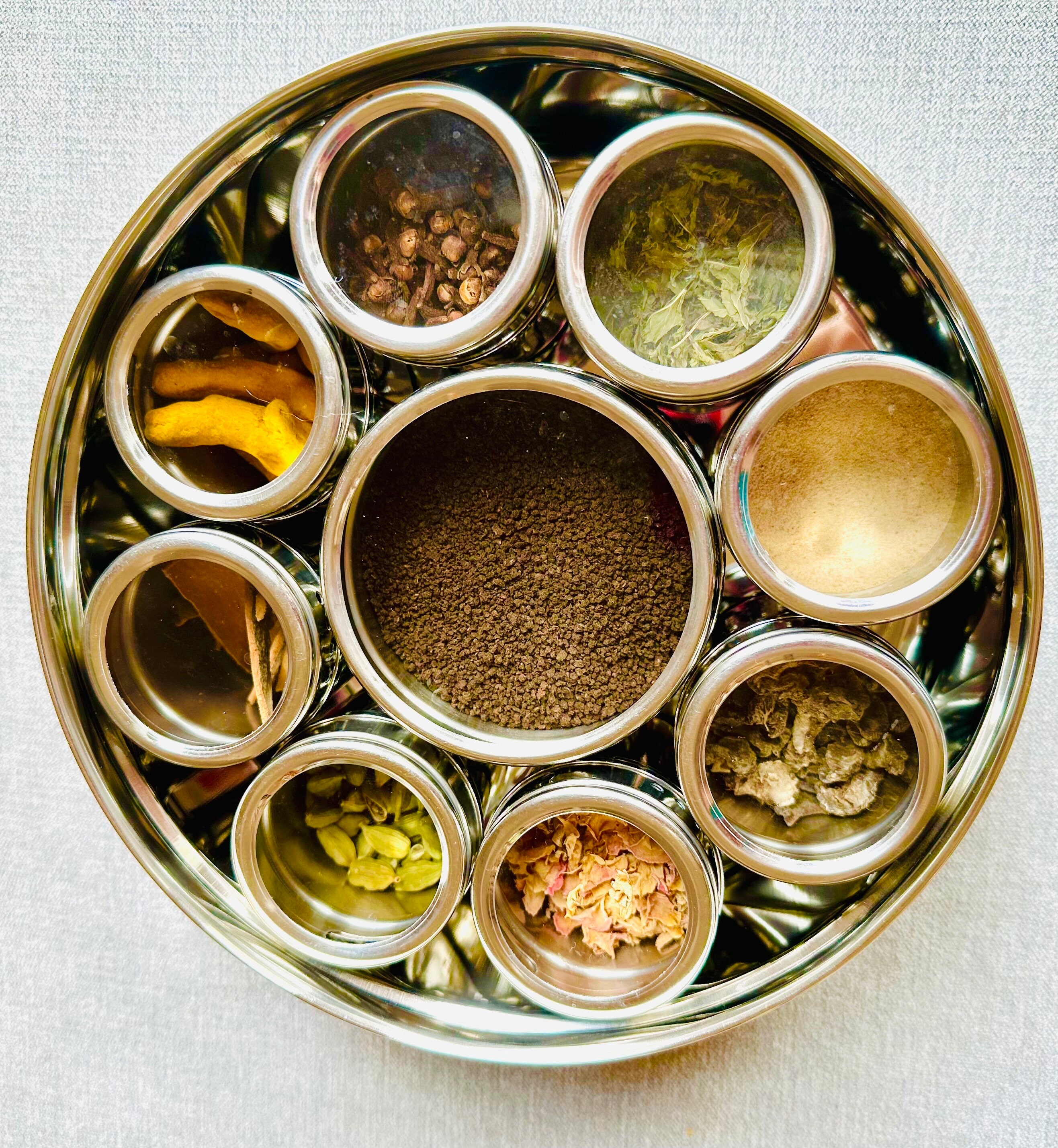 Tea Box / Loose Tea/ Chai / Tea Holder / Spice Box/ Masala Dabba/ Gift ...