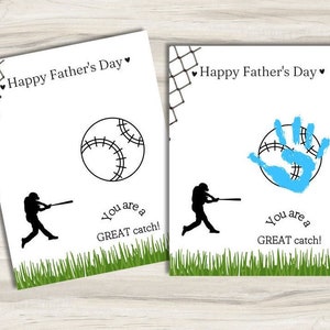 Father's Day Printable Template for Handprint "you Are a Great Catch ...