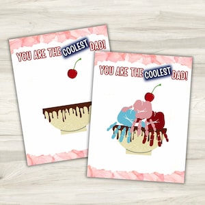 Handprint Printable Template "you Are the Coolest Dad!" for Father's ...