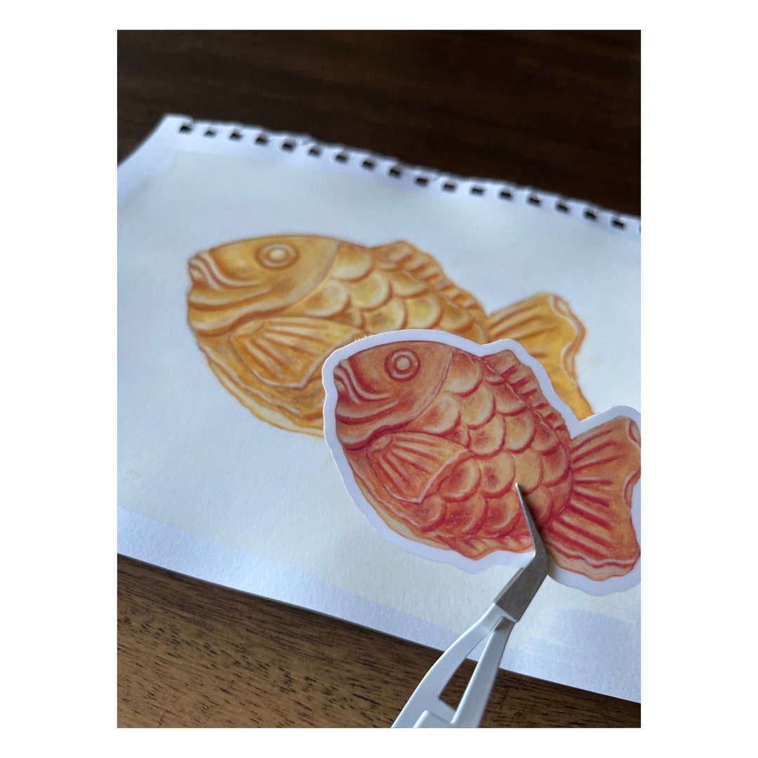 Taiyaki Sticker, Japanese Dessert Sticker, - Etsy