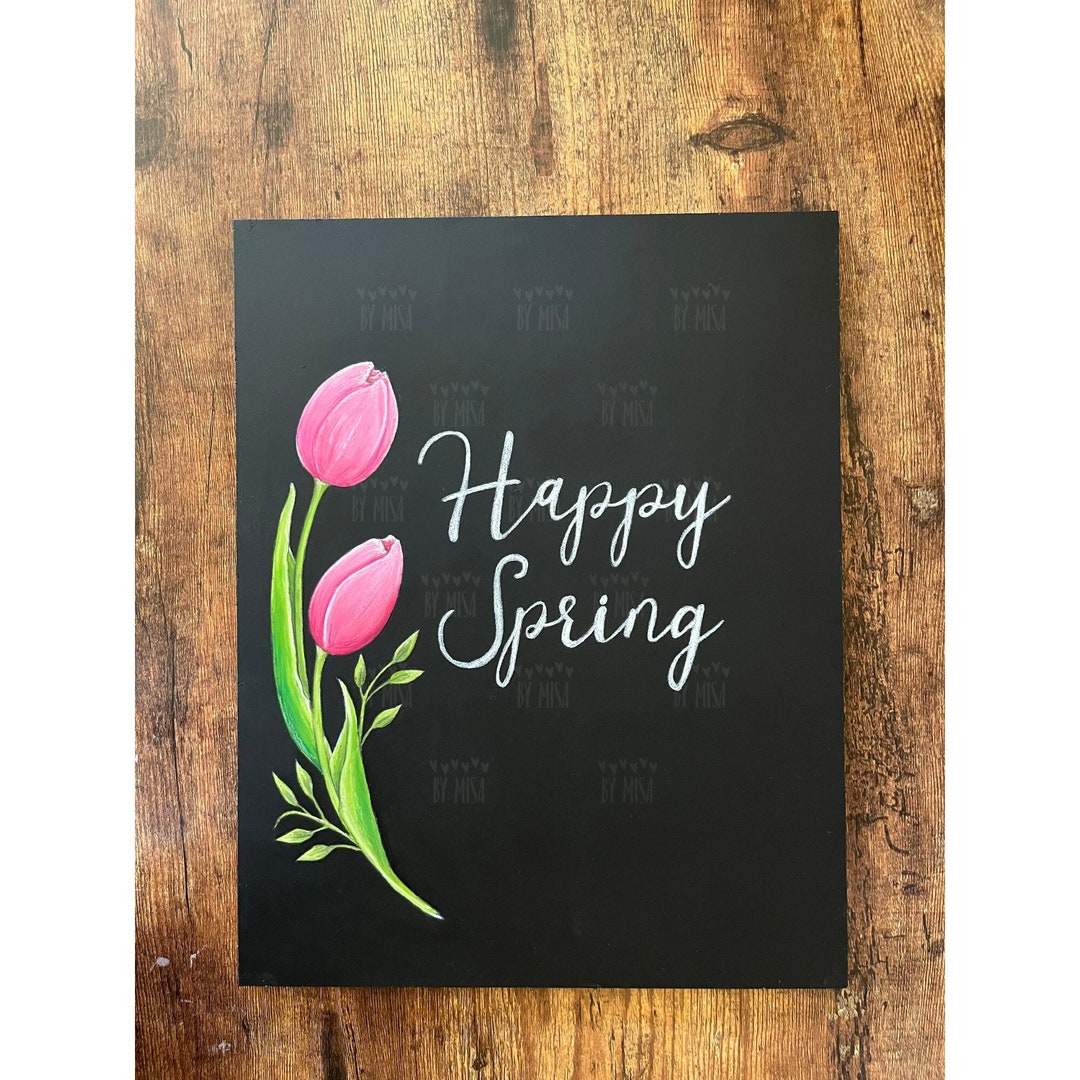 Personalized Chalkboard, Flower Chalkboard Art, Flower Shop Sign ...