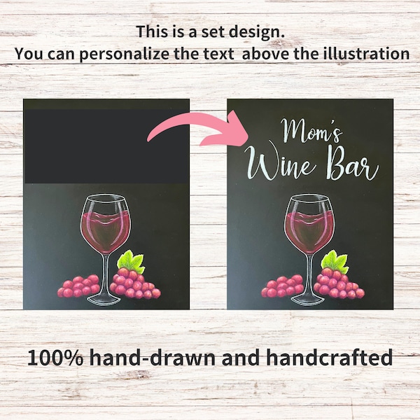 Wine Chalkboard - Etsy
