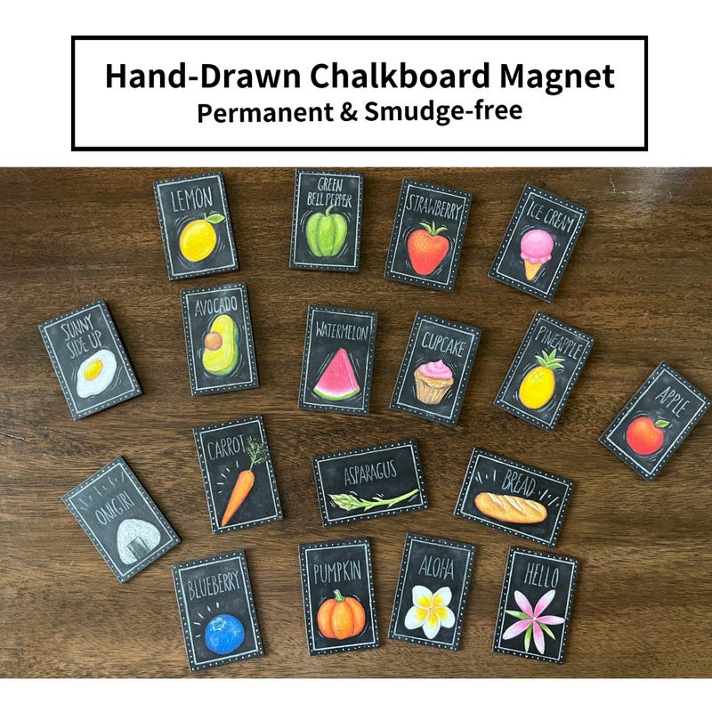 Chalkboard Magnet - Etsy