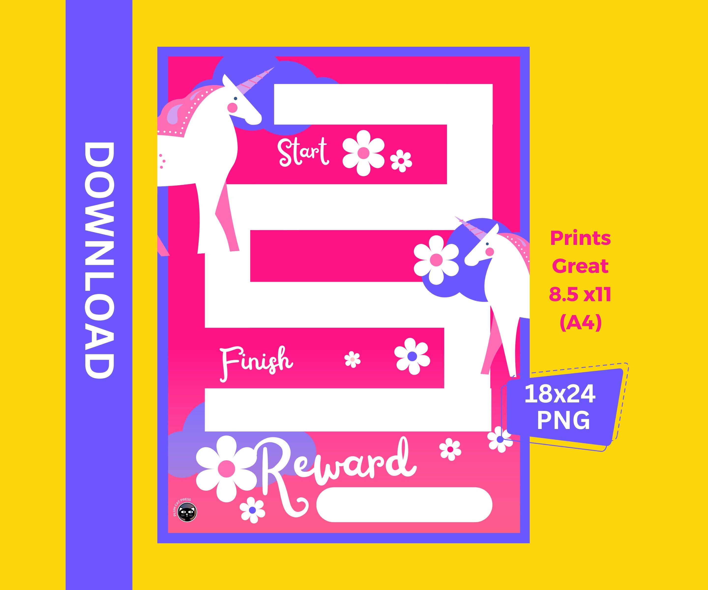 PRINTABLE | Unicorn Reward Chart for Kids or Behavior Chart for Home ...