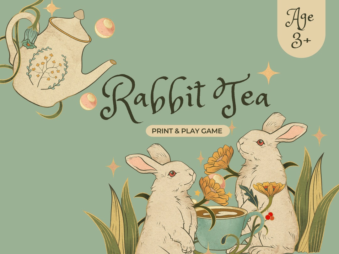 PRINTABLE GAME | Spring Theme Easter Games Printable | Bunny Lover Gift ...