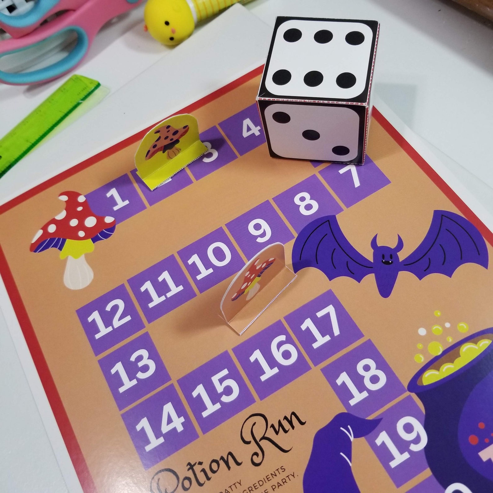 PRINTABLE | Mushroom and Magic Board Game for Kids | Download for ...