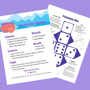 Under the Sea Printable Board Game: Ocean Treasure (digital Download ...