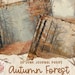 Autumn Junk Journal Pages, Digital Fall Scrapbook Paper, Printable ...