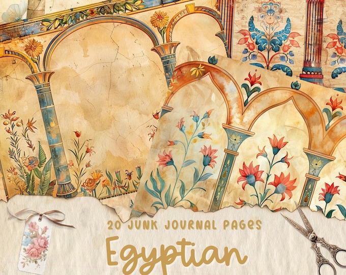 Ancient Egypt Printable Paper Pack Bundle Egyptian Paper Instant ...