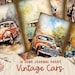 Vintage Car Junk Journal Kit, Vehicle Printable, Ephemera, Journaling ...