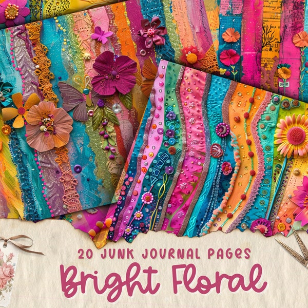 London Street Junk Journal Printable Pages, Scrapbook Paper Kit ...