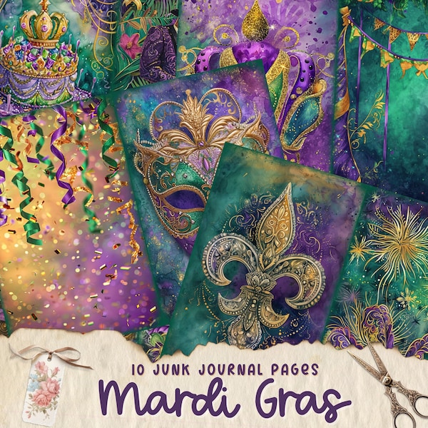 Mardi Gras Art - Etsy