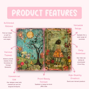 Spring Junk Journal Kit, Junk Journal Printable Page, Flowers Junk ...