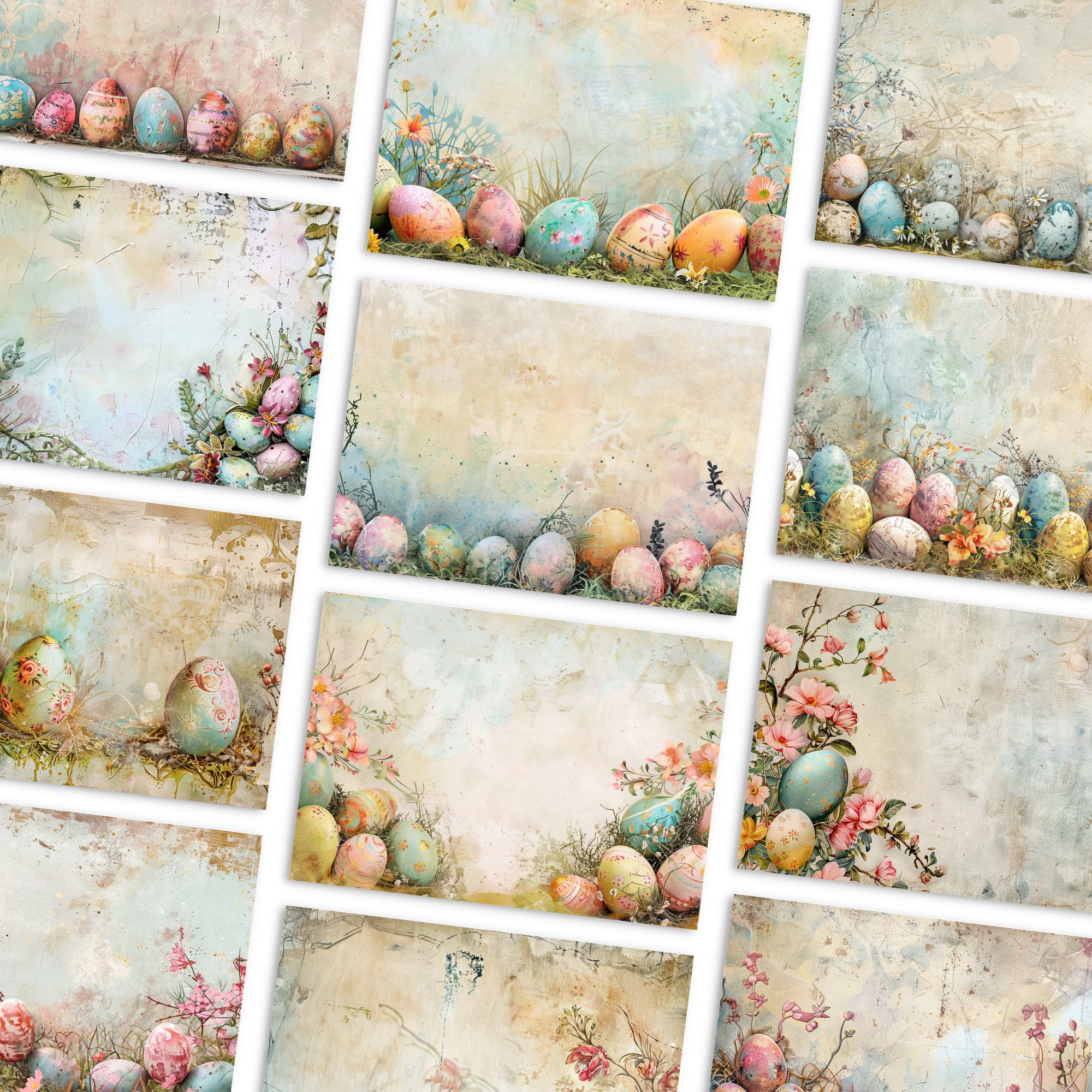 Easter Junk Journal Pages Digital Download, Vintage-inspired ...