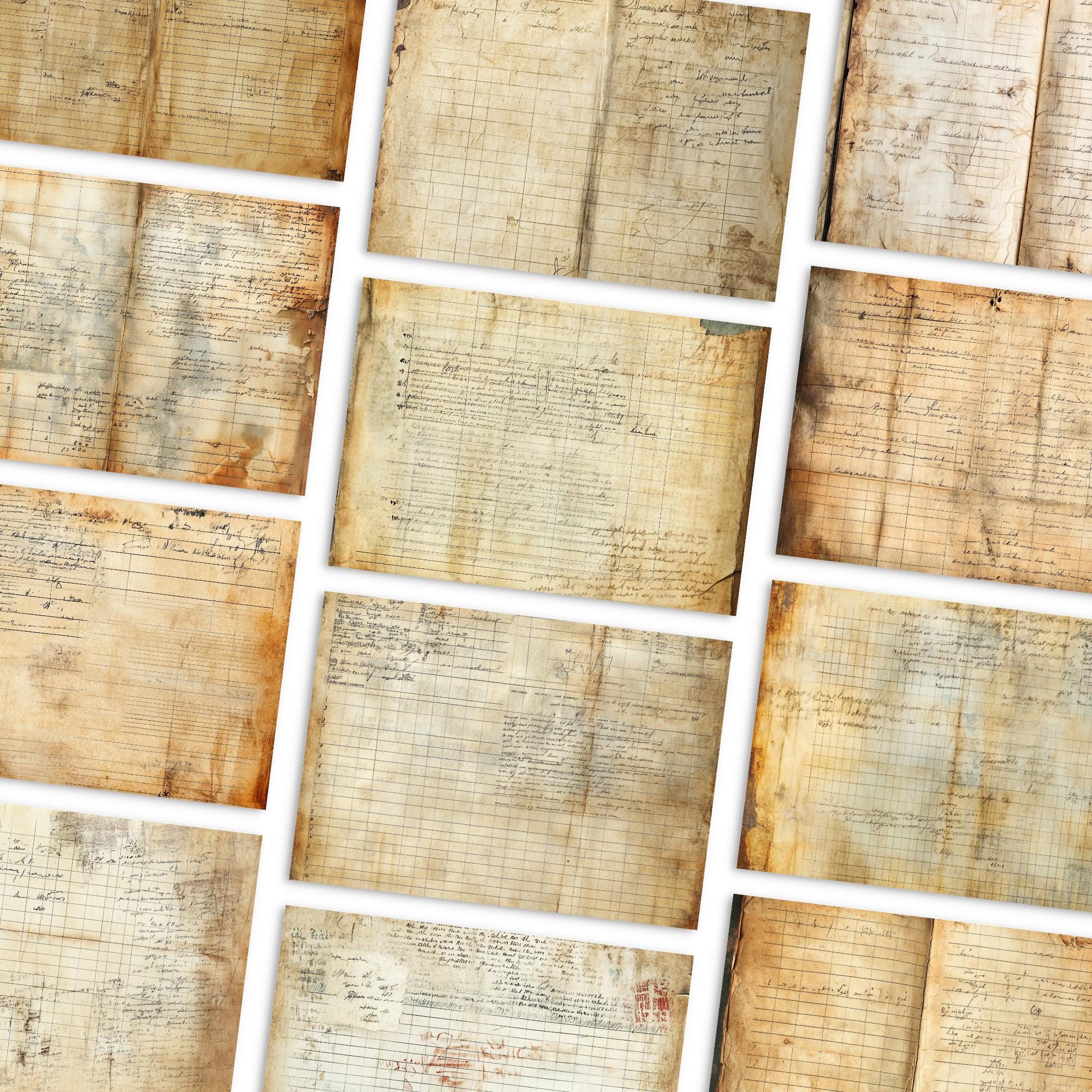 Printable Ledger Paper, Ledger Book, Digital Ledger Paper, Junk Journal ...