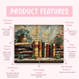 Cozy Reading Nook Junk Journal Pages, Digital Book Ephemera, Printable ...