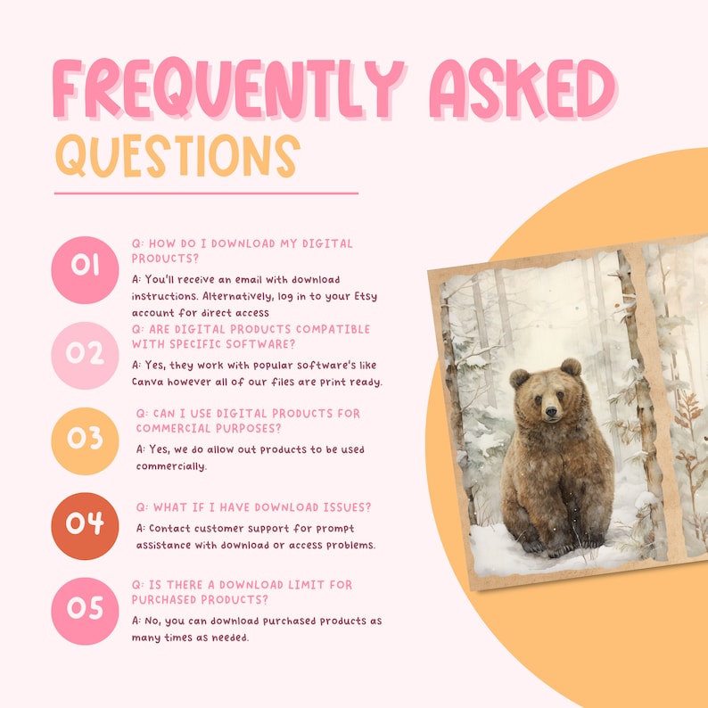 Winter Arctic Animal Junk Journal Pages, Digital Download, Scrap Book ...