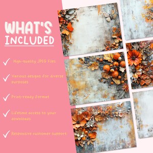 Fall Junk Journal Pages, Digital Fall Scrapbook Paper, Printable Autumn ...