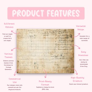 Printable Ledger Paper, Ledger Book, Digital Ledger Paper, Junk Journal ...