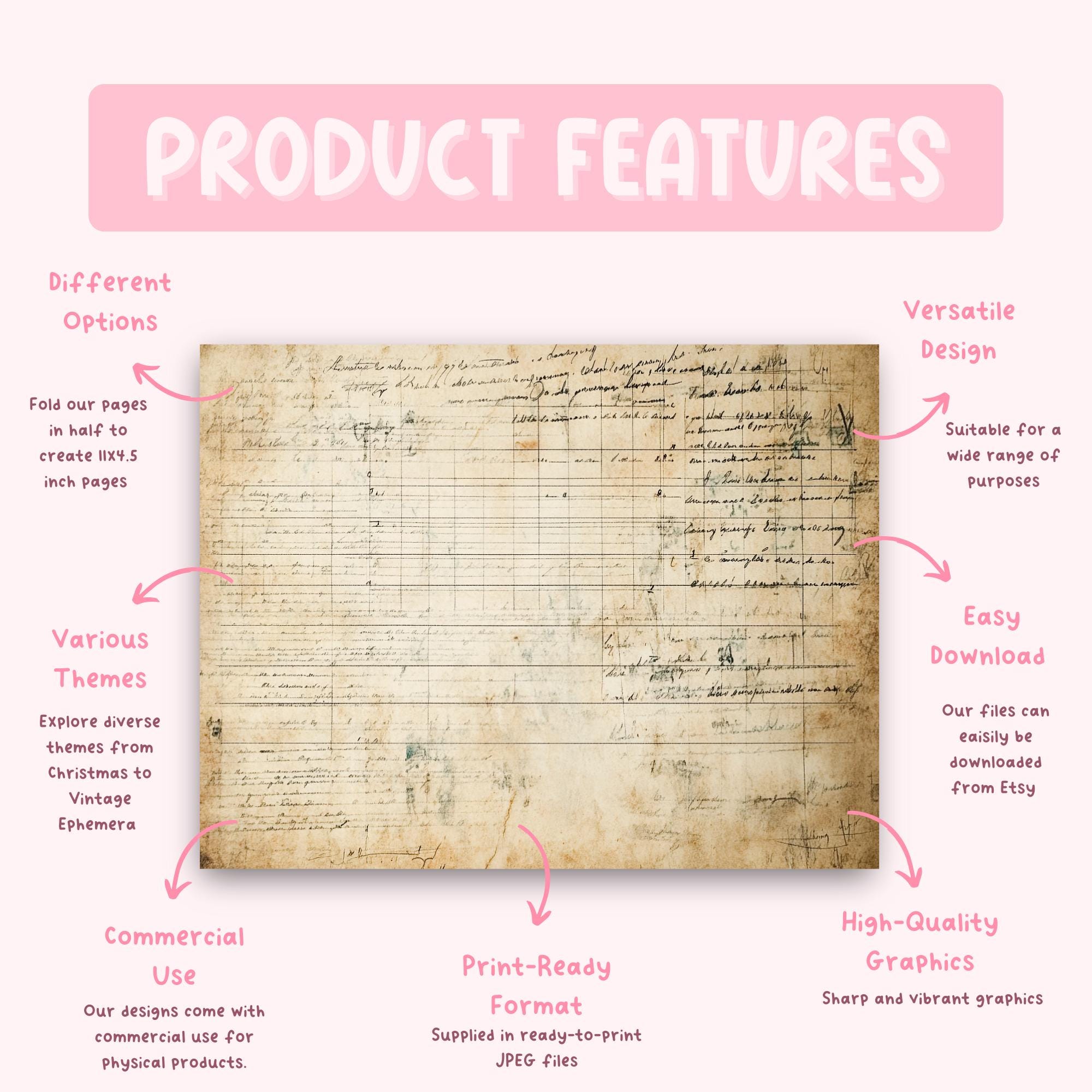 Printable Ledger Paper, Ledger Book, Digital Ledger Paper, Junk Journal ...