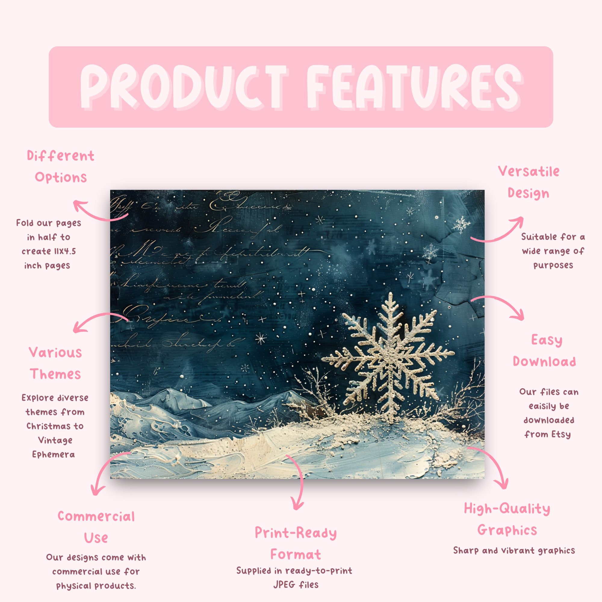Winter Wonderland Junk Journal Kit | Winter Junk Journal Printables ...
