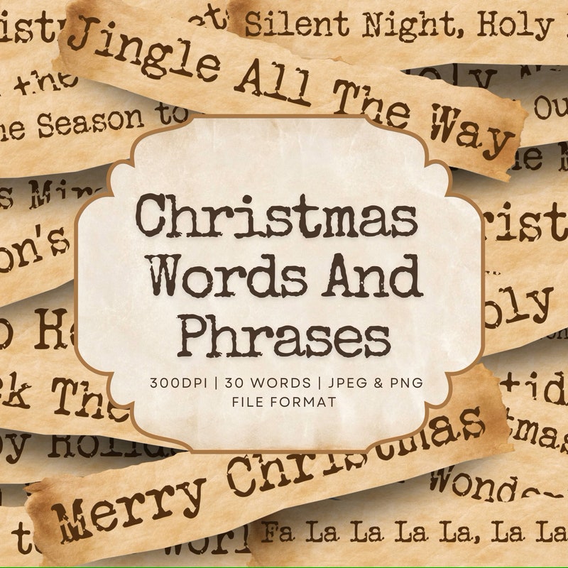 Short Christmas Saying - Etsy