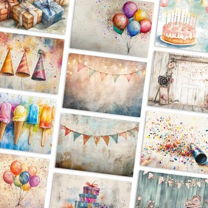 Birthday Junk Journal Printable Pages, Celebration Junk Journal Kit ...