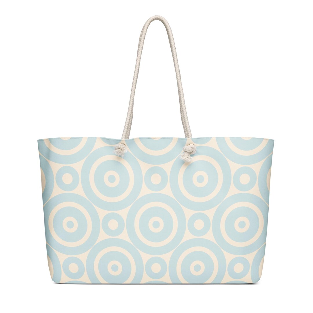 Vintage Teal Oversized Weekender/beach Bag - Etsy