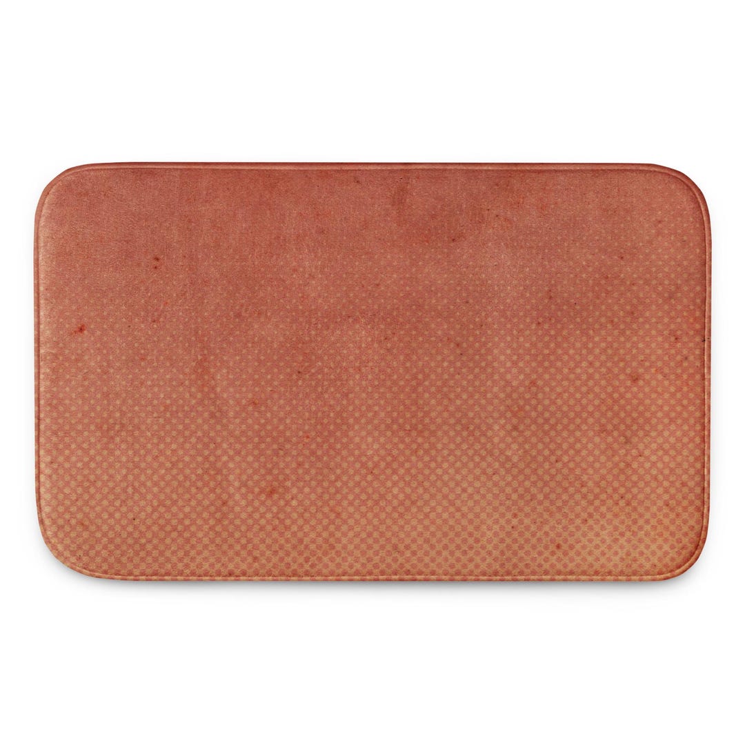 Terracotta Texture Bath Mat – Warm Modern Bathroom Decor - Etsy