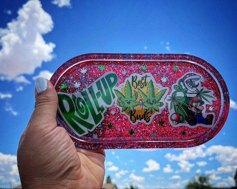 Super Mario Stoner Oval Tray | for Multiple Uses: Ash Tray | Jewelry ...