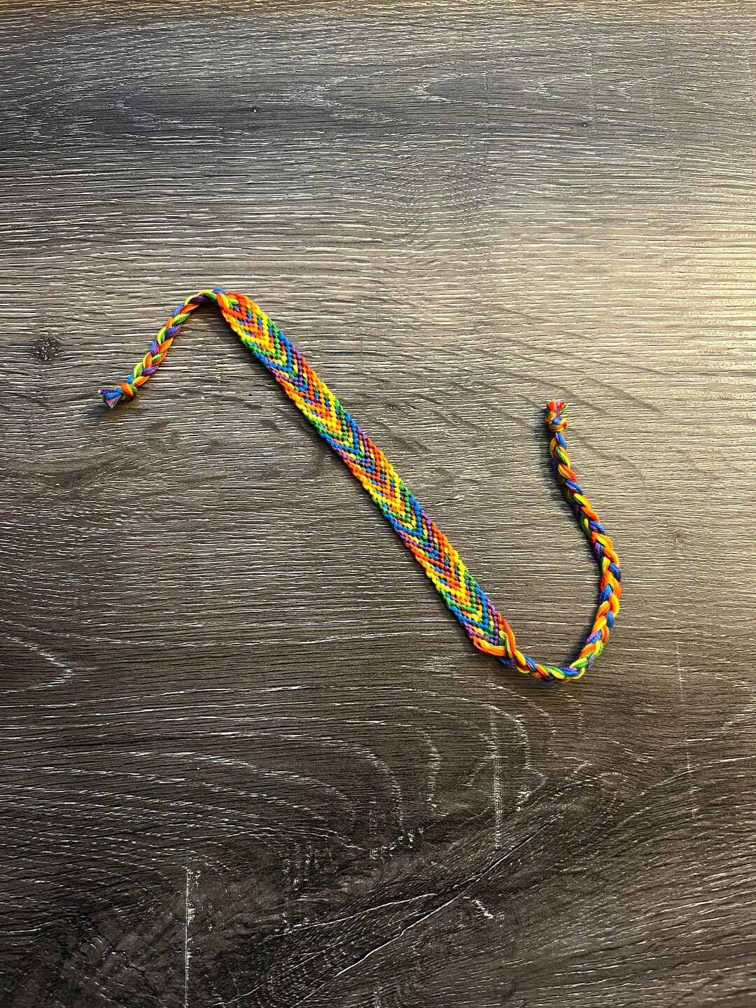 Rainbow Fishbone Friendship Bracelet Valentines Gift - Etsy