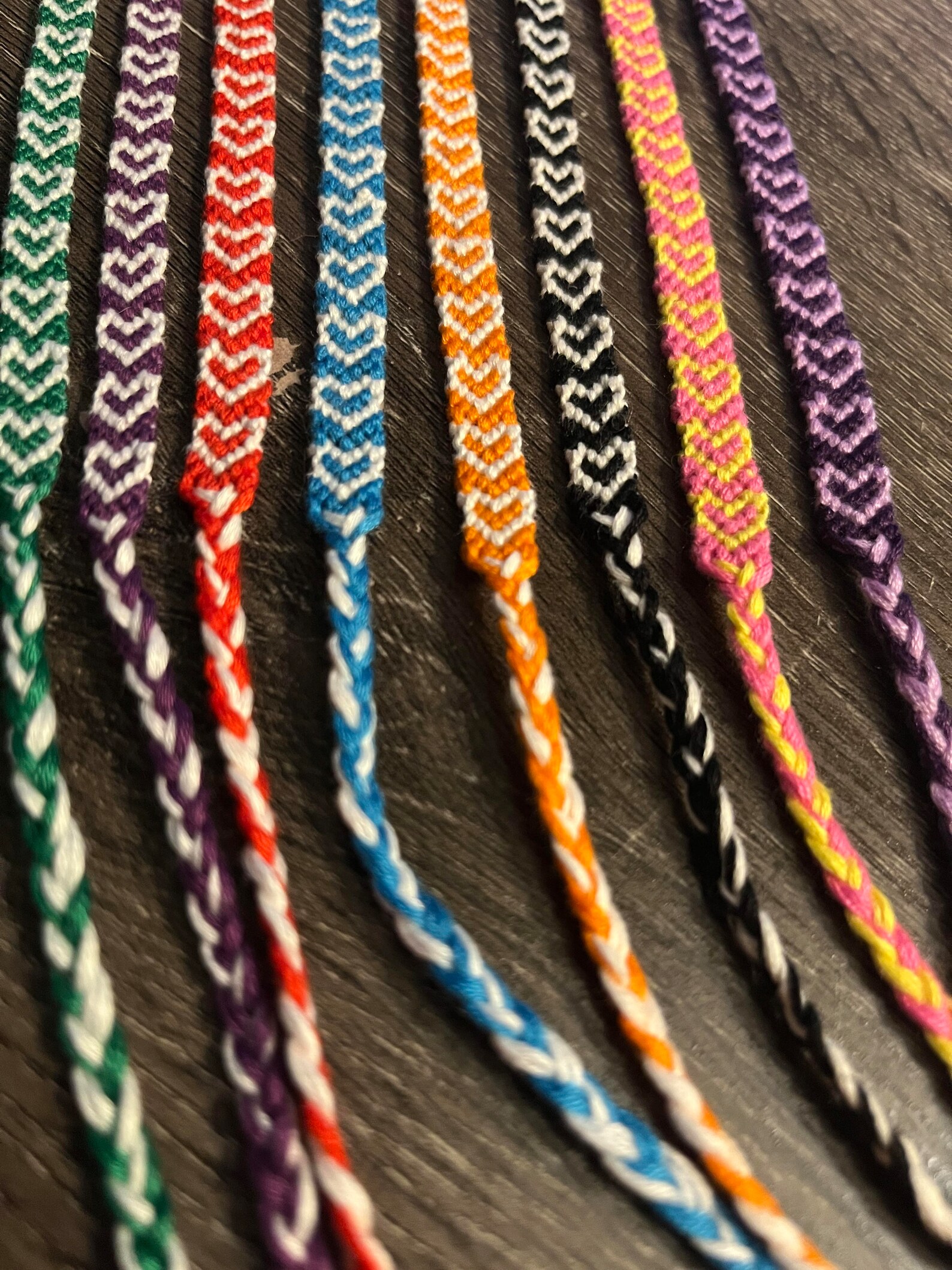 PERSONALIZED Heart Friendship Bracelet Ladies Woven Bracelet - Etsy