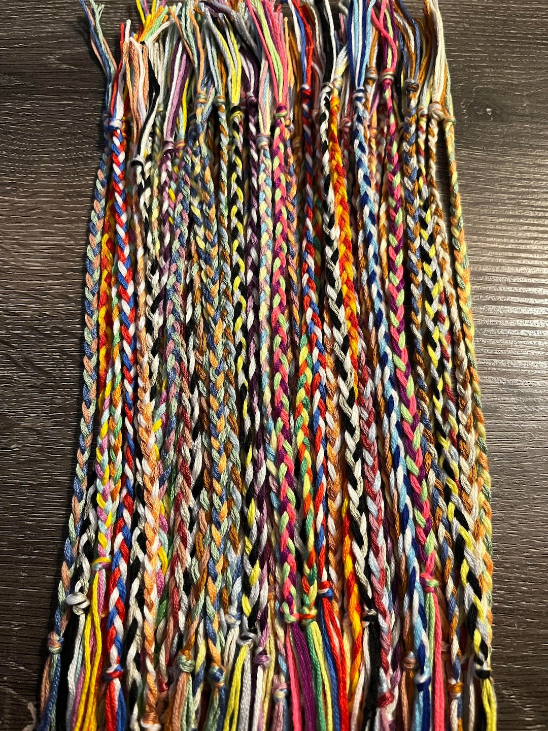 Mixed Color Braided Bracelets Bulk Pack - Etsy