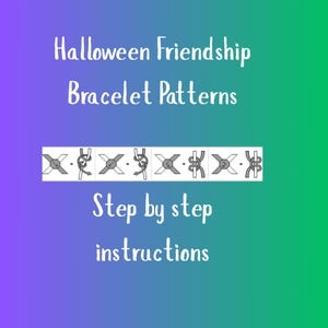 Halloween Friendship Bracelet Patterns: Tutorial Collection (digital ...