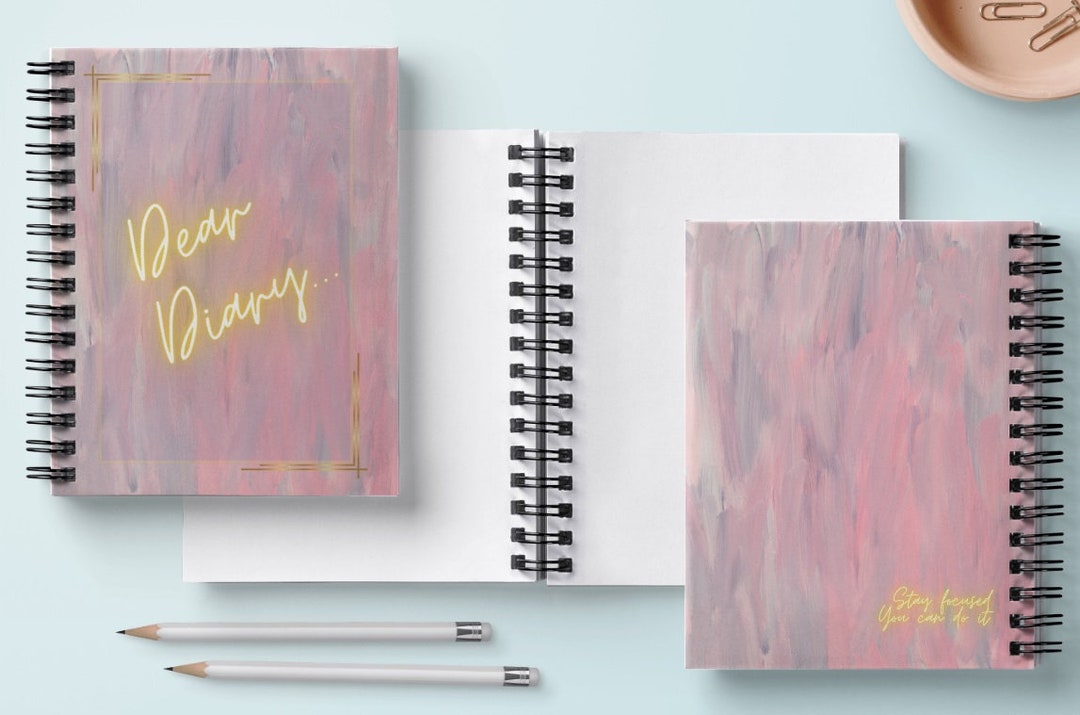 Dear Diary Notebook (printable) - Etsy
