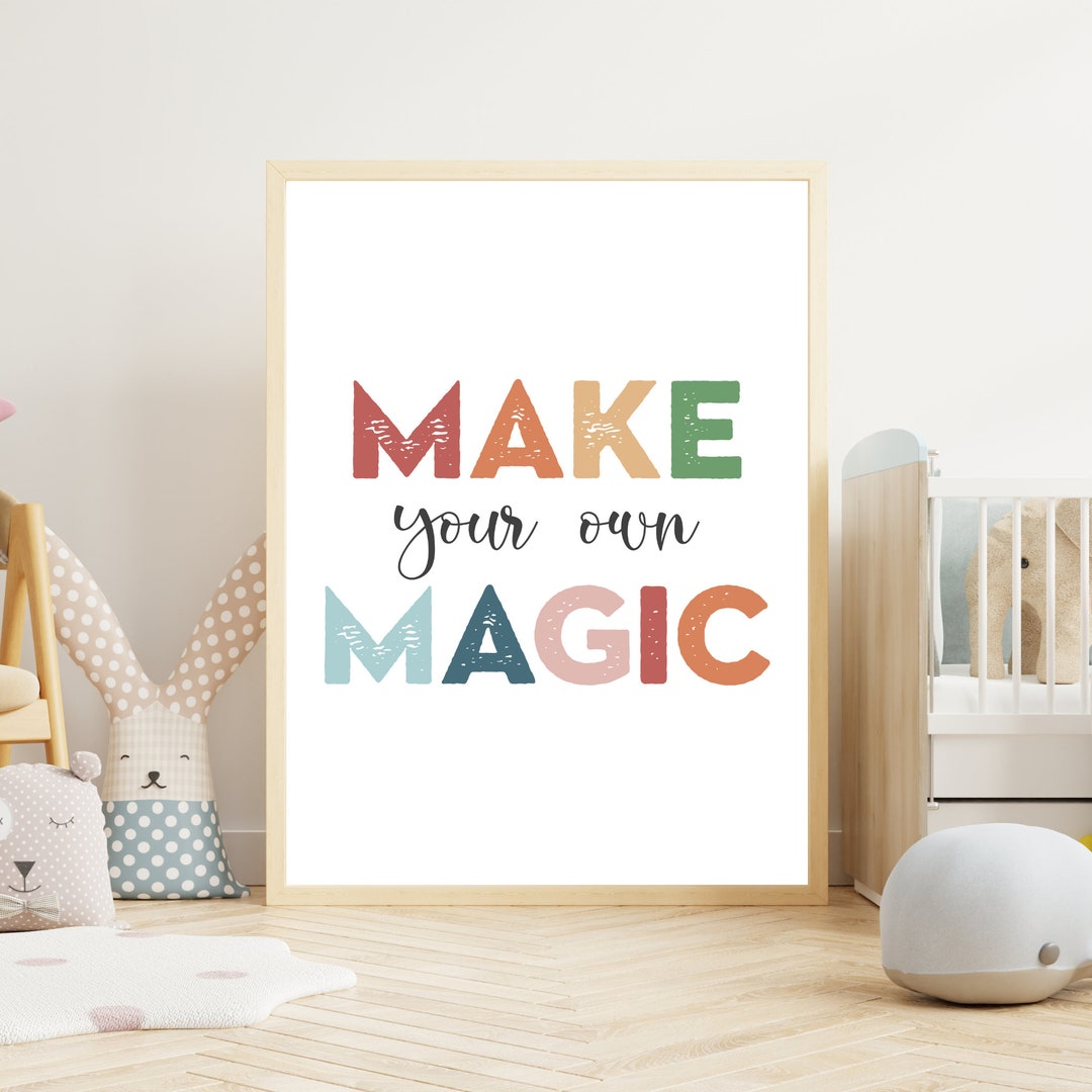 Make Your Own MAGIC, Empowerment PRINTS, Self Love Poster, Digital ...