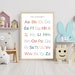 ALPHABET Poster, Rainbow Letters, DIGITAL Download, Printable Kids ...