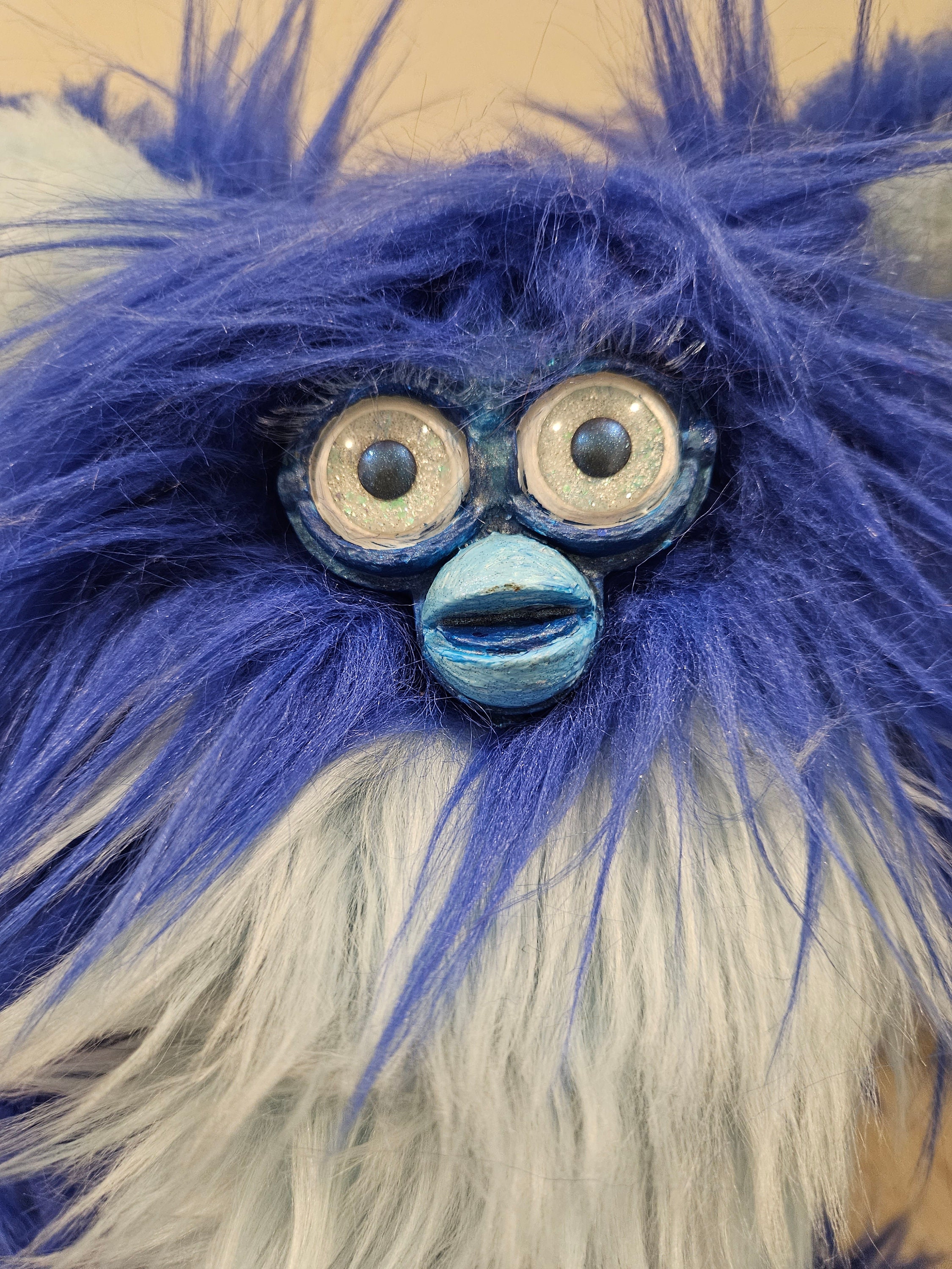 Blue Long Furby With 3D Printed Faceplate - Etsy