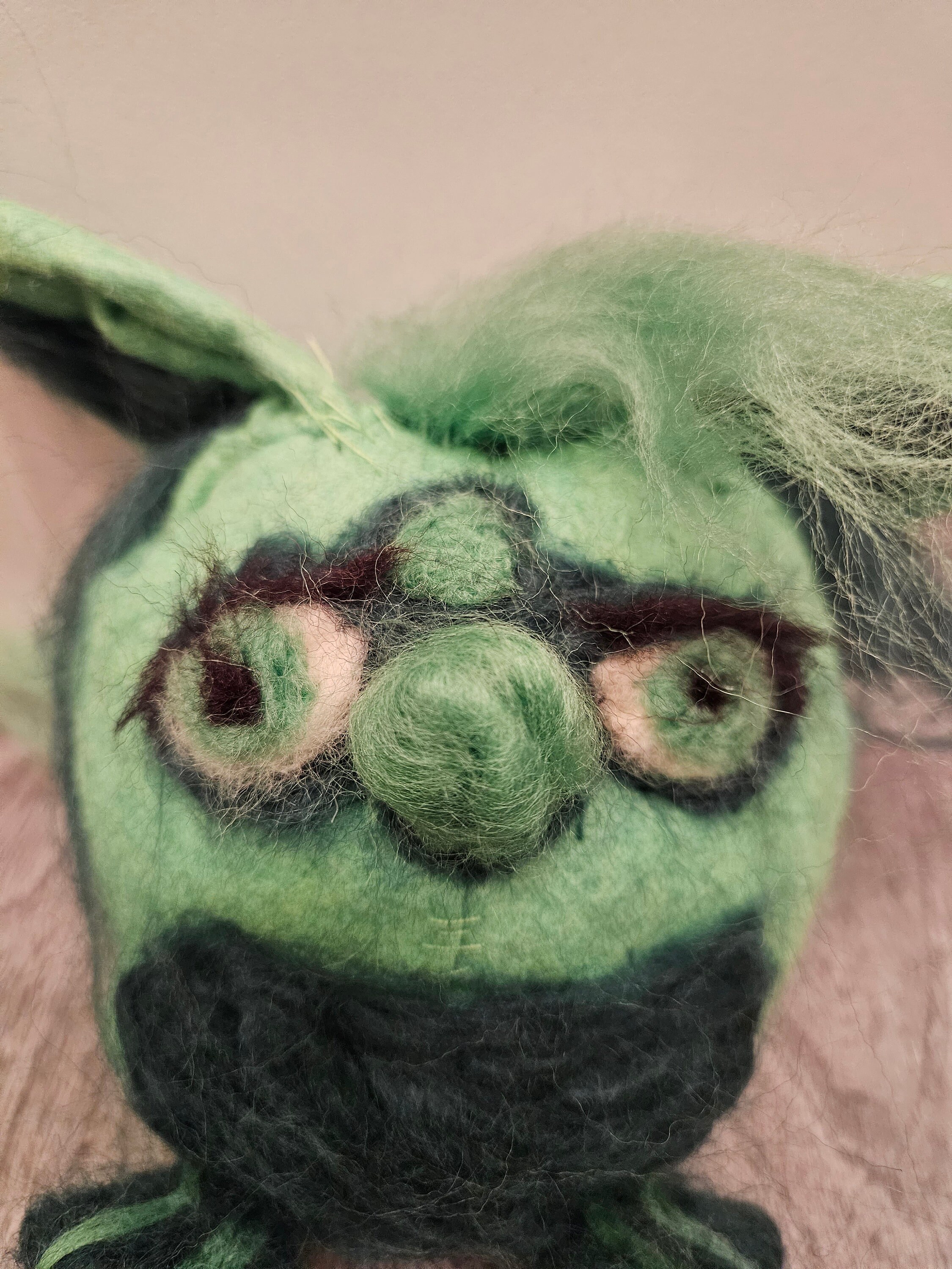 Green Felt Furby Plush - Etsy
