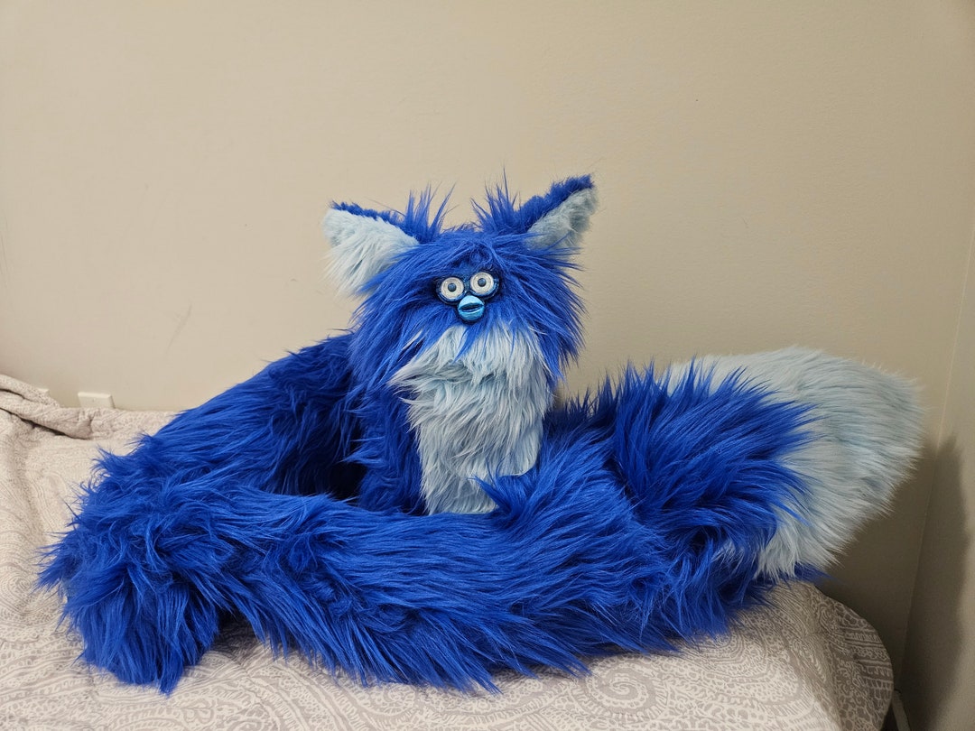 Blue Long Furby With 3D Printed Faceplate - Etsy