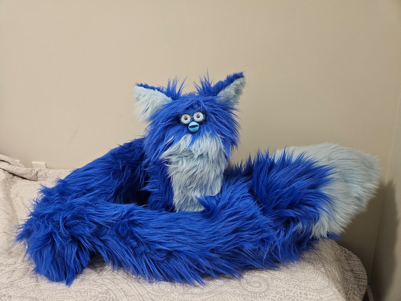 Blue Long Furby With 3D Printed Faceplate - Etsy