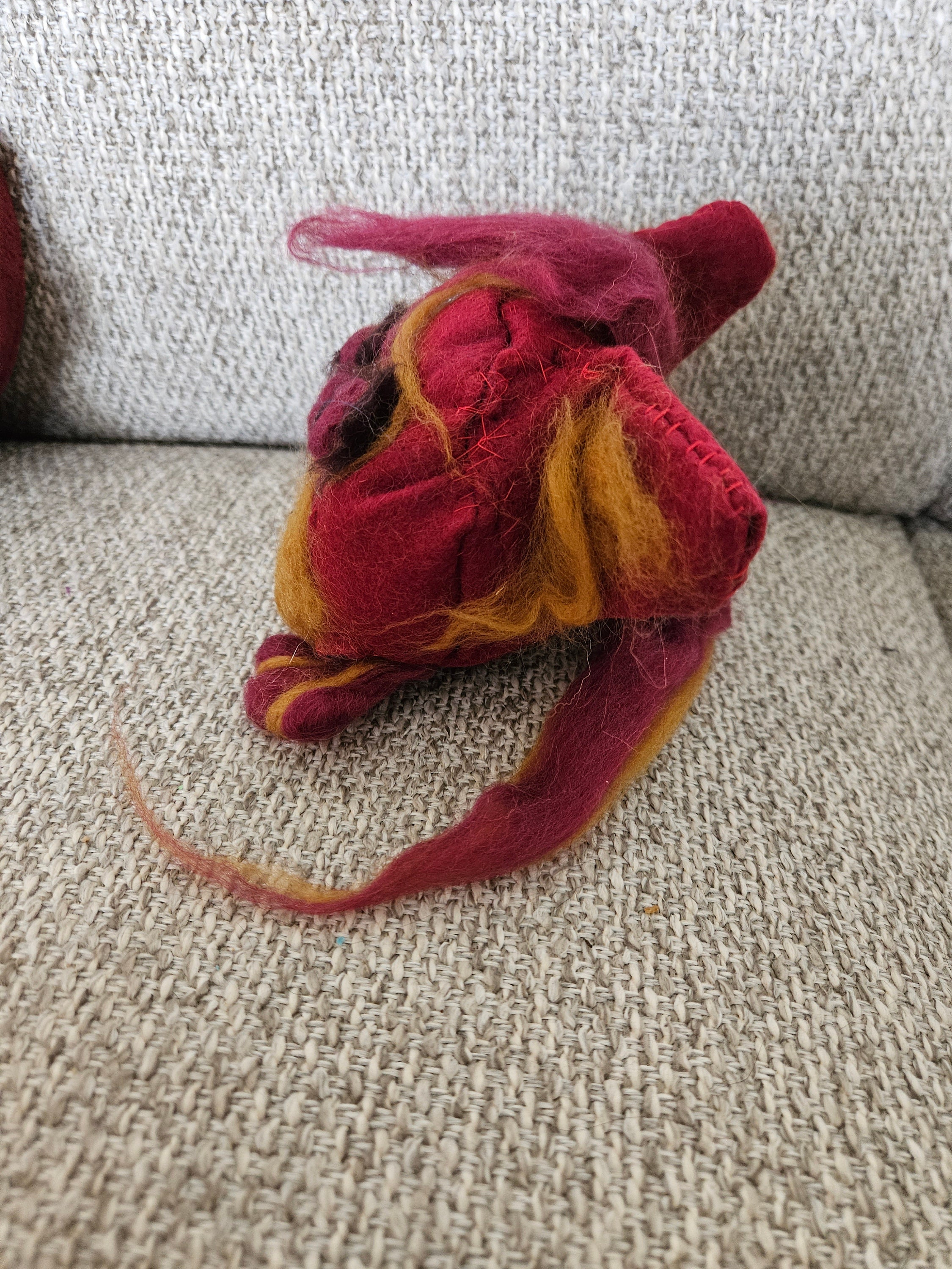 Red Felt Furby Plushie - Etsy