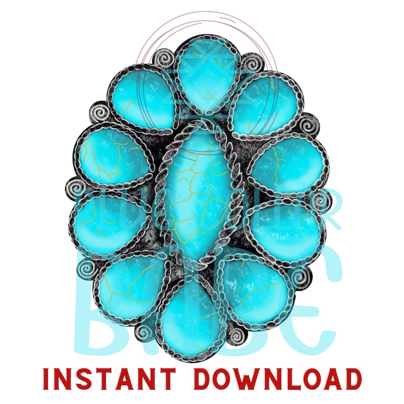 Turquoise Jewelry Digital - Etsy