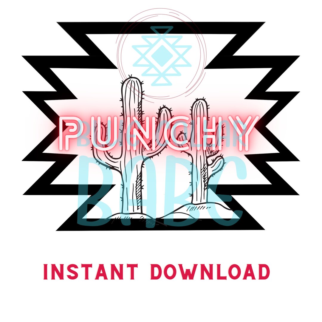 Punchy Sublimation Design PNG Digital Download Printable Western ...